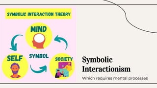 Interactionist Theory, Symbolic Interaction.pptx | Science