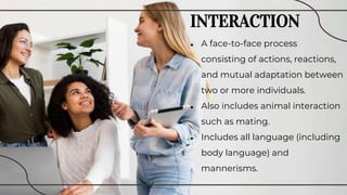 Interactionist Theory, Symbolic Interaction.pptx | Science