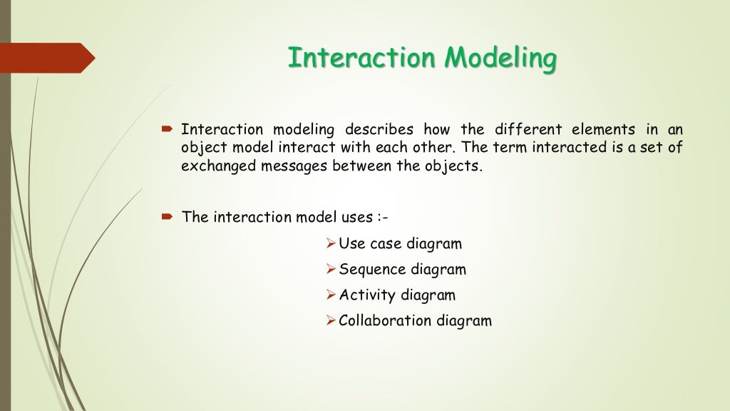 Common Modelling Techniques For Interaction Diagram Unified