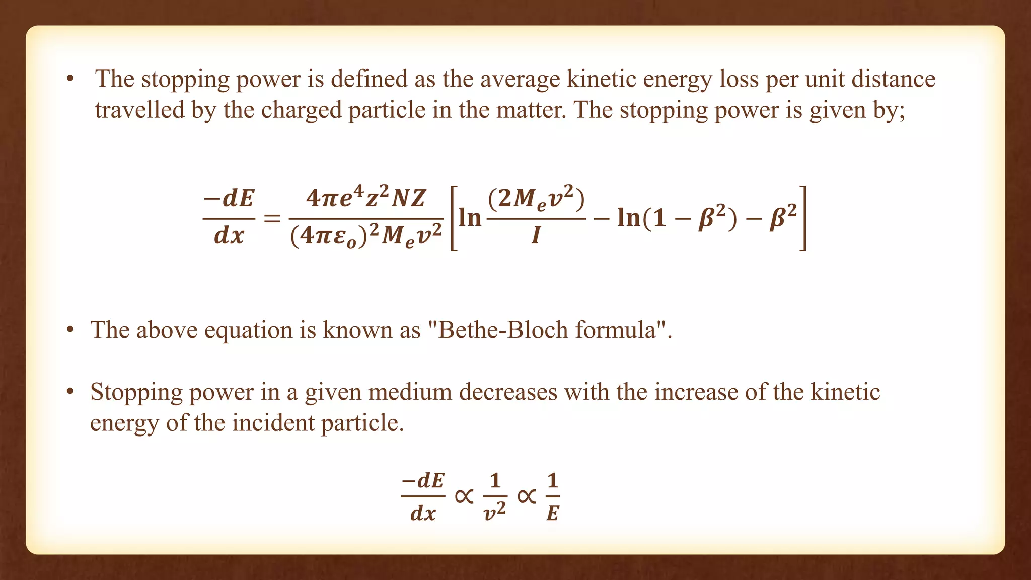 Interaction of charged particle with matter.pptx