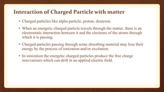 Interaction of charged particle with matter.pptx