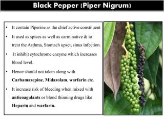 Interaction of Drugs & Nutraceuticals | PPT