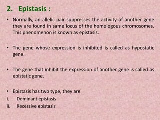 Interaction of genes | PPTX
