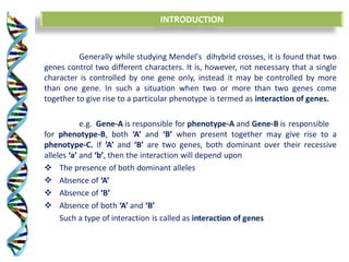 Interaction of genes | PDF