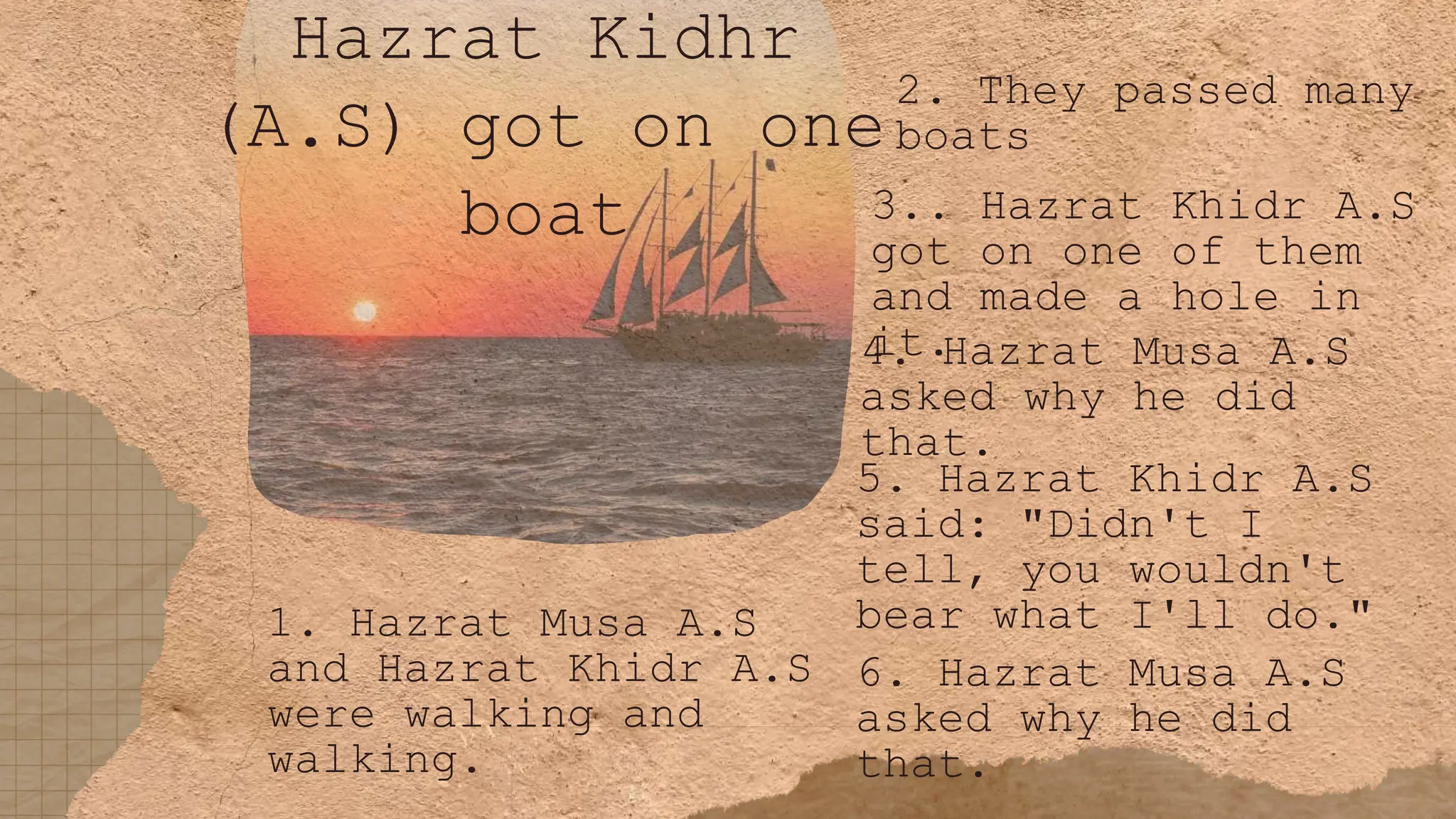 Interaction of Hazrat Musa A.S and Hazrat Khidr A.S .pptx