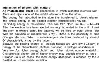 Interaction of ionizing | PPTX