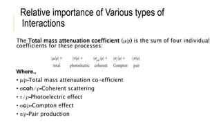 Interaction of photons with matter | PPTX
