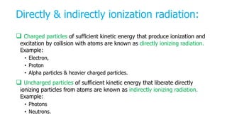 Interaction of radiation with matter.pptx | Physics | Science