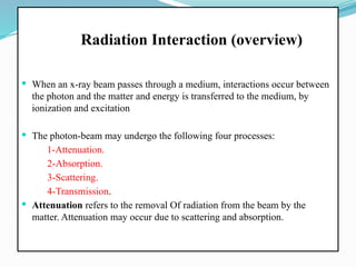 INTERACTION OF RADIATION WITH MATTER.pptx