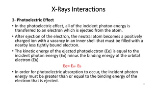 Interaction of x rays with matter | PDF