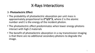 Interaction of x rays with matter | PDF