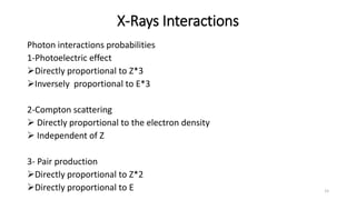 Interaction of x rays with matter | PDF