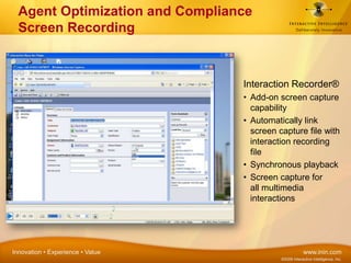 Interaction recorder | PPTX | Web Conferencing | Computer Software and Applications