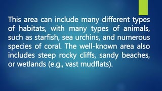 Interactions among Living and Non-Living Things in Intertidal grade 5 ...