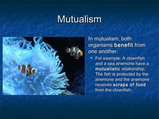 Interactions among organisms 2 | PPT