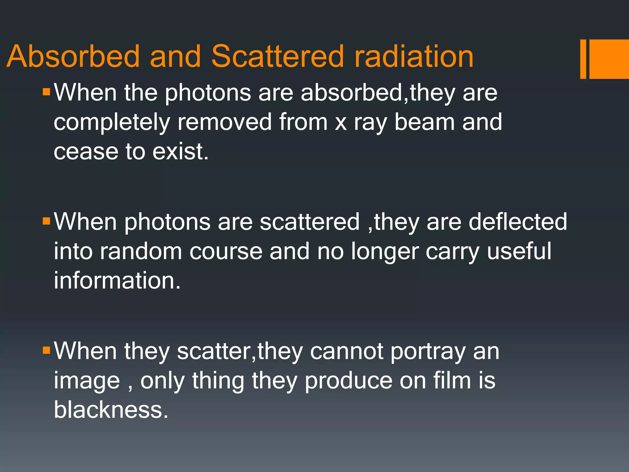 Interactions of X rays with matter | PPTX