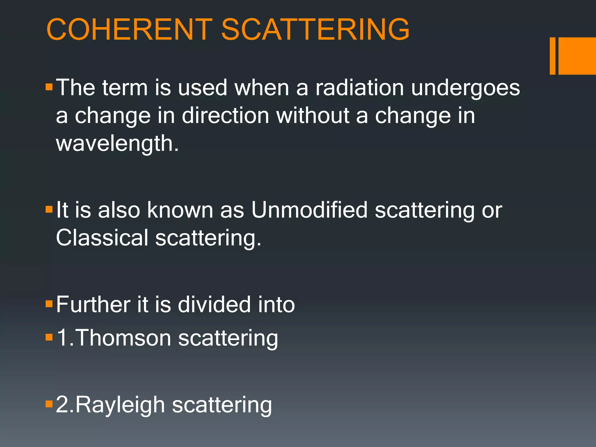 Interactions of X rays with matter | PPTX