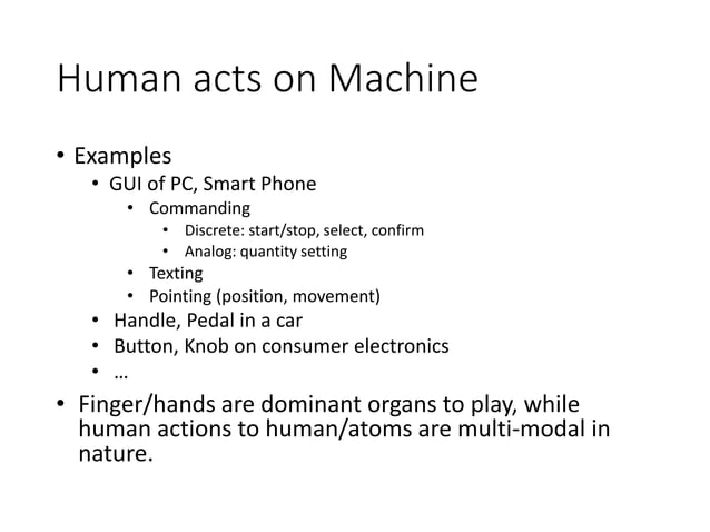 Interactions of human, machines, and atoms | PPTX