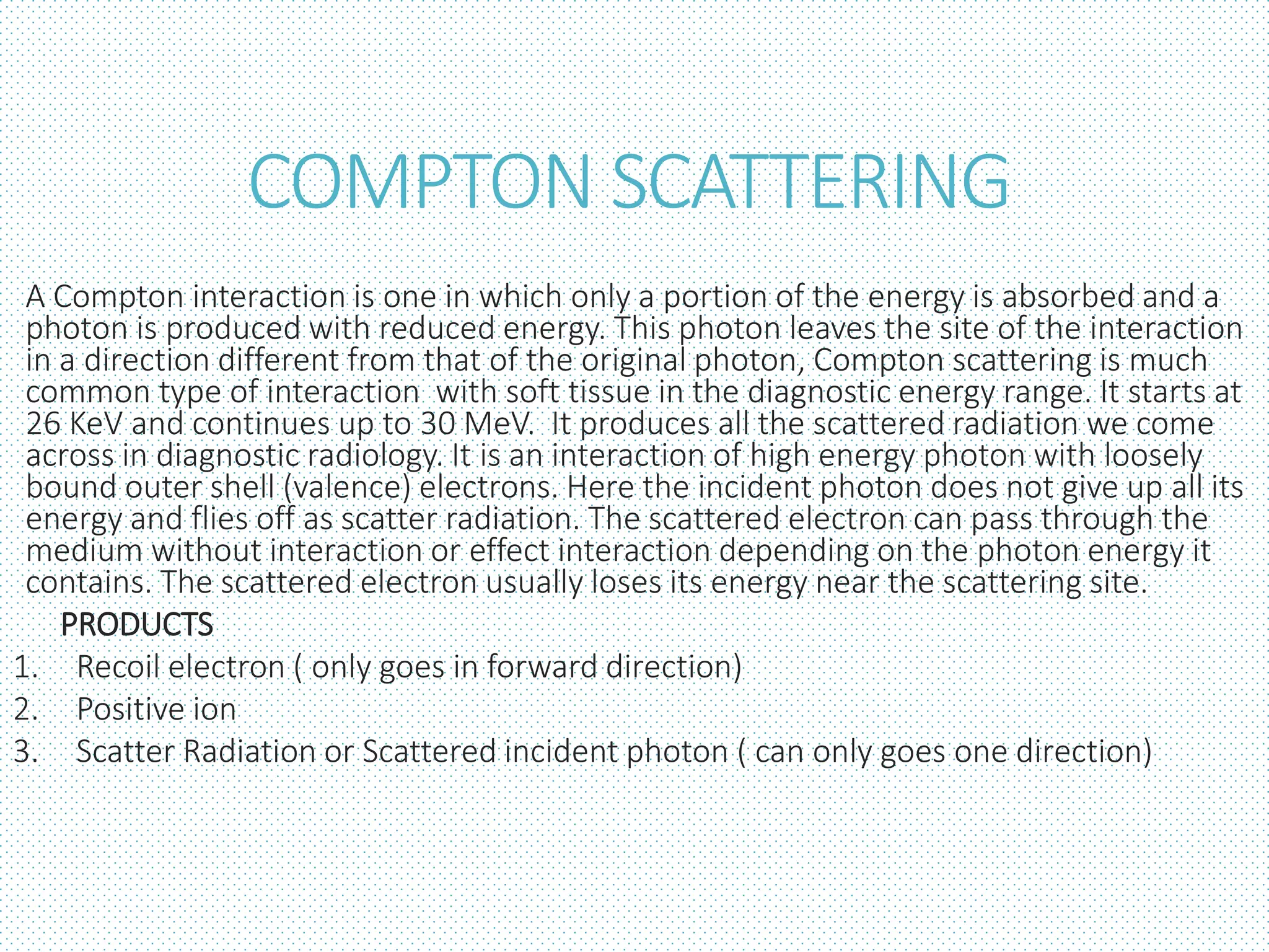 Interactions of x rays with matter. | PPTX