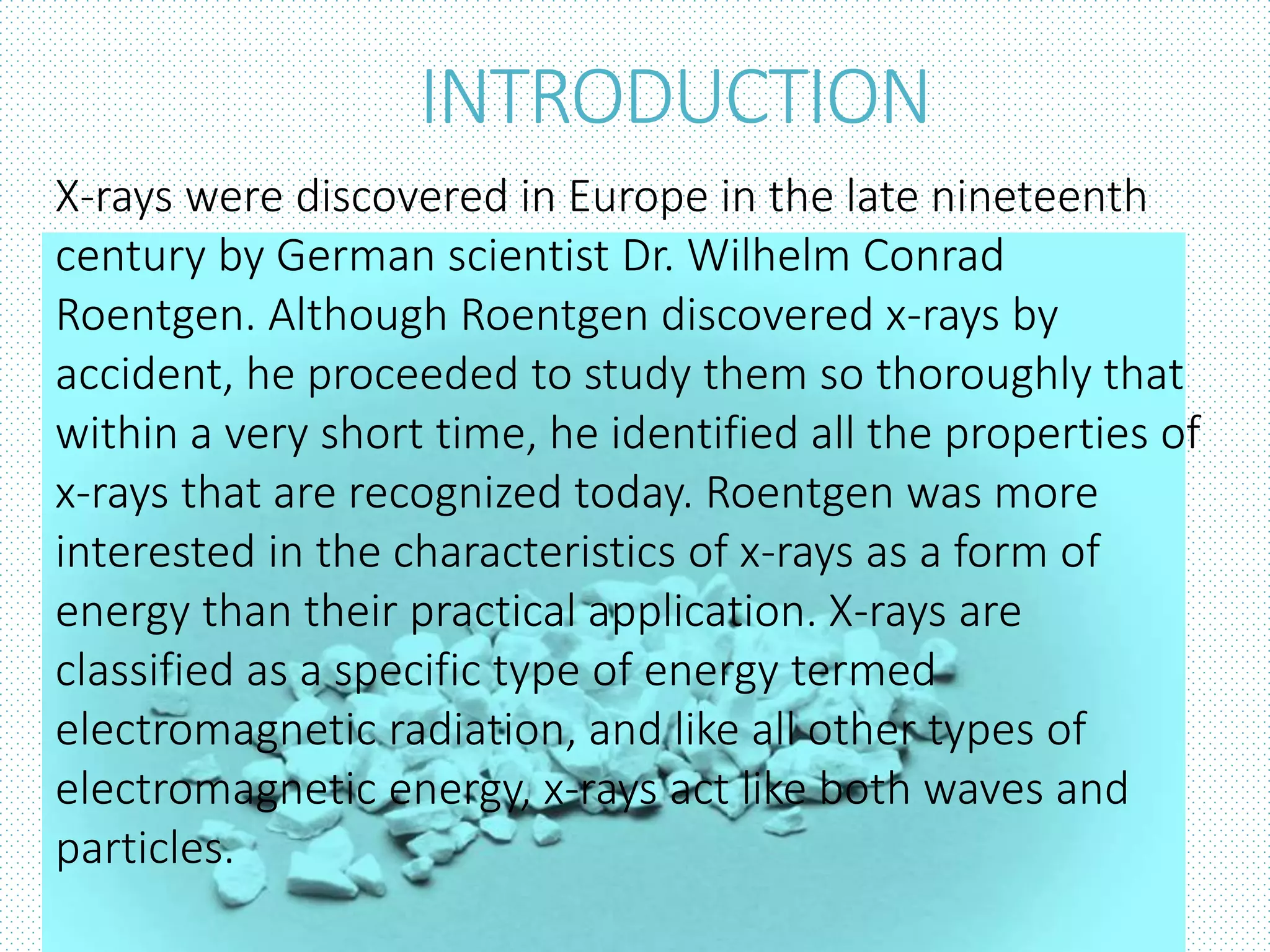 Interactions of x rays with matter. | PPTX