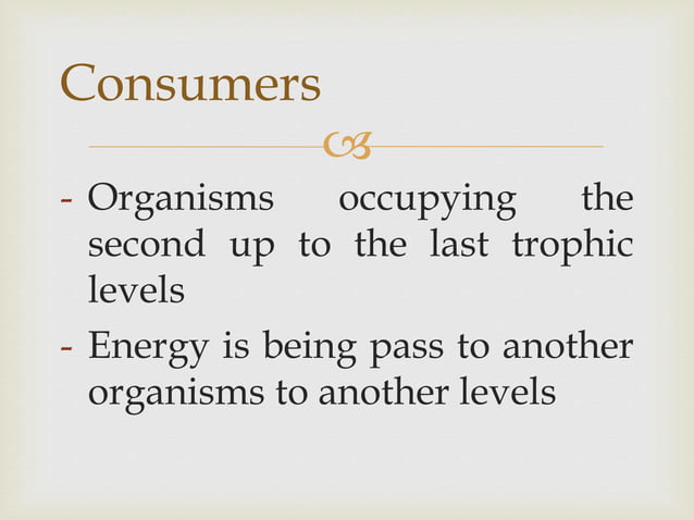 Interactions:Transfer of Energy in Trophic Levels, Prepared by: Edsyl ...