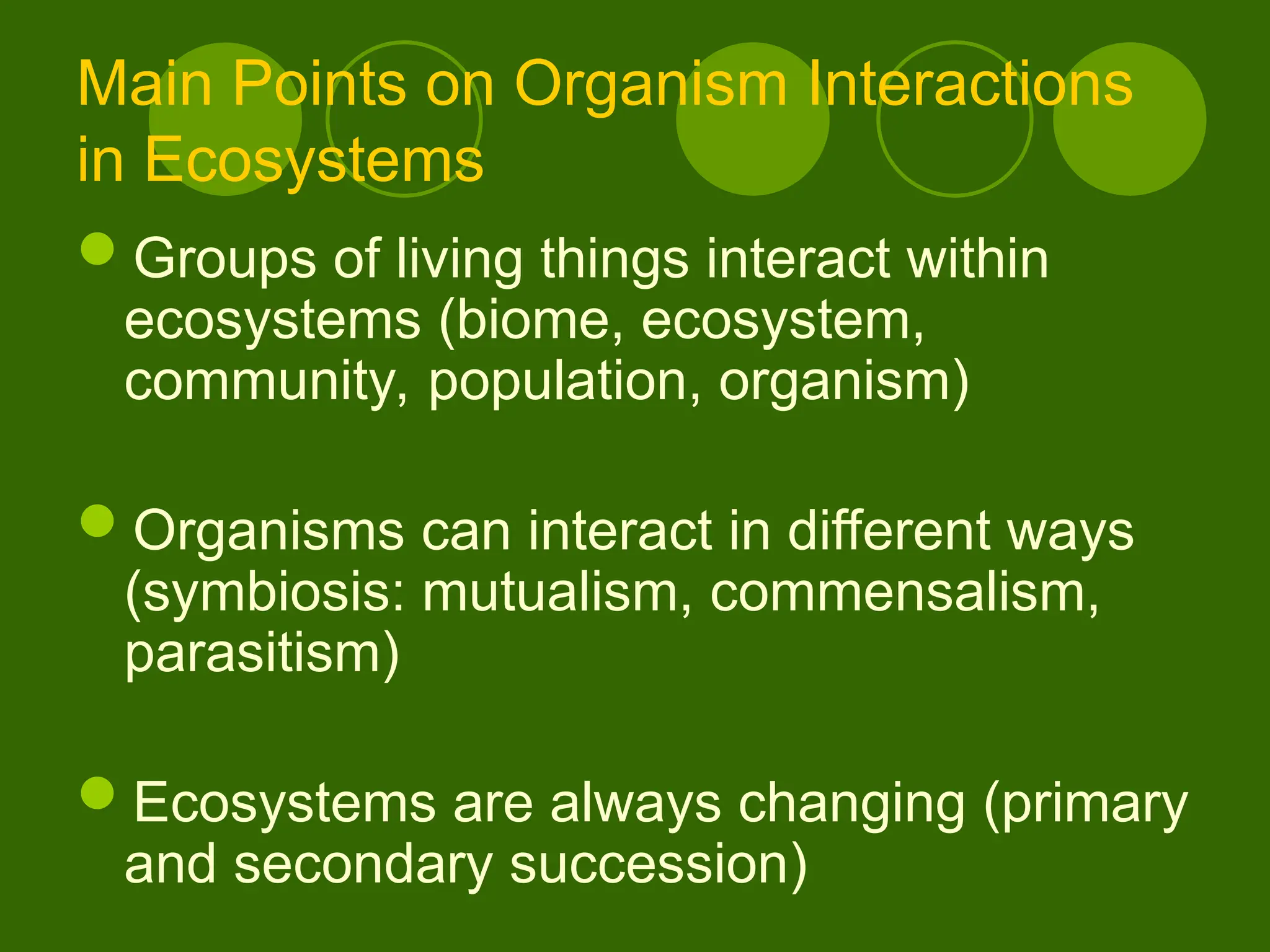Sample PPT on Interactions Within Ecosystems.ppt