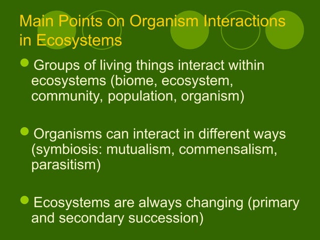 Sample PPT on Interactions Within Ecosystems.ppt