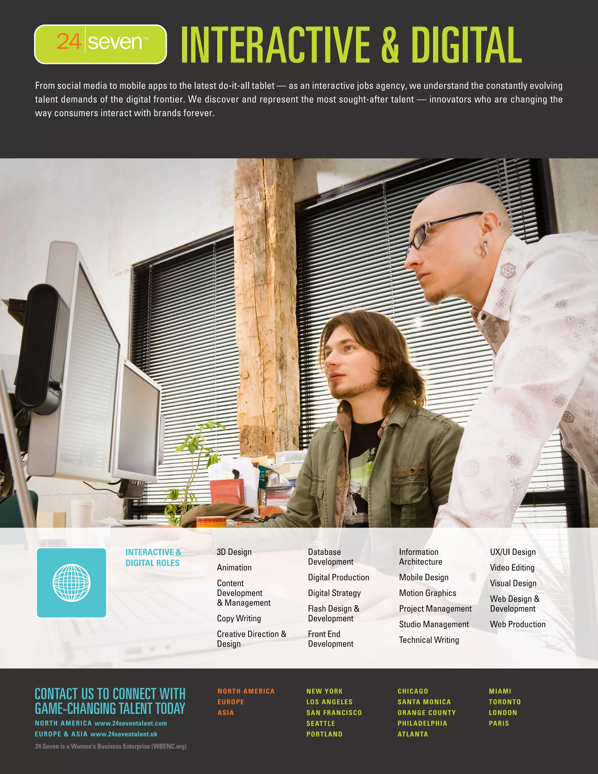 Interactive & Digital Jobs - Roles and Careers - Recruitment Agency ...