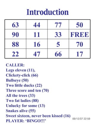 Interactive Bingo | PPT
