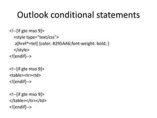 Interactive Responsive Emails - Creative ways to innovate in email development | PPT