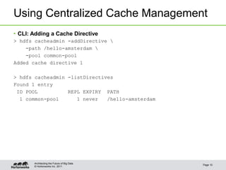 Interactive Hadoop via Flash and Memory | PPT