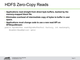 Interactive Hadoop via Flash and Memory | PPT