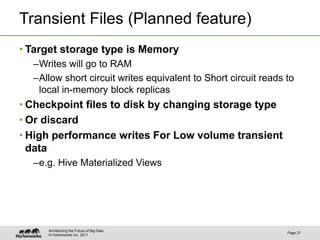 Interactive Hadoop via Flash and Memory | PPT