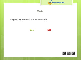 Spellchecker | PPTX