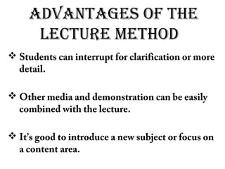 Interactive lecture | PPT