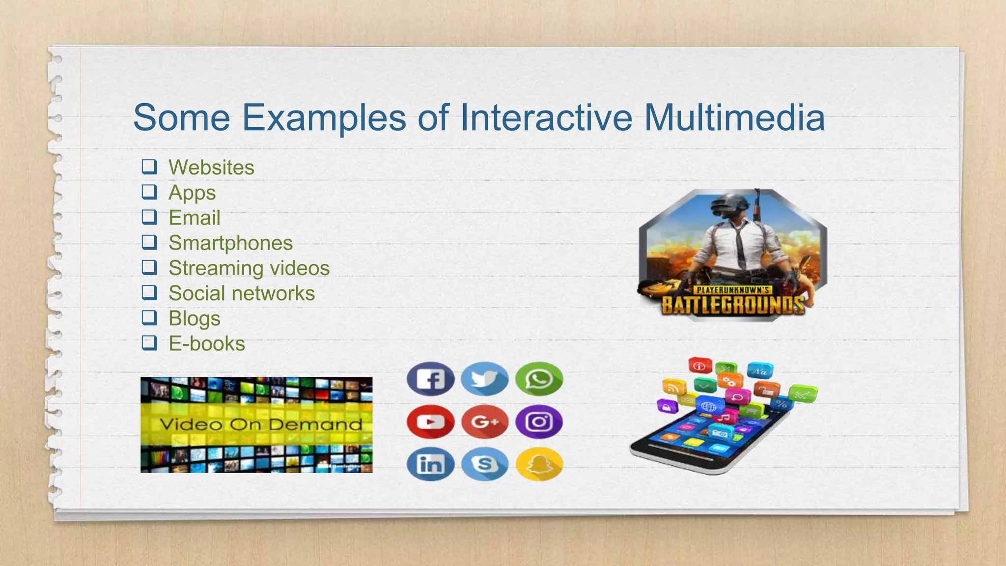 Interactive multimedia and its Type | PPTX