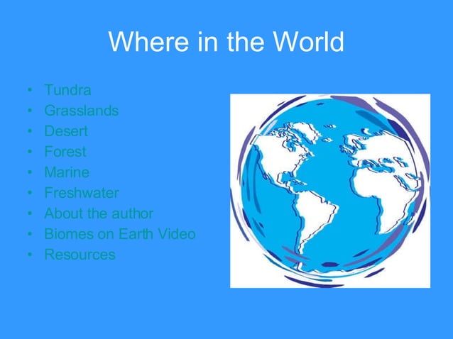 Interactive Powerpoint Biomes | PPT | Weather | Science