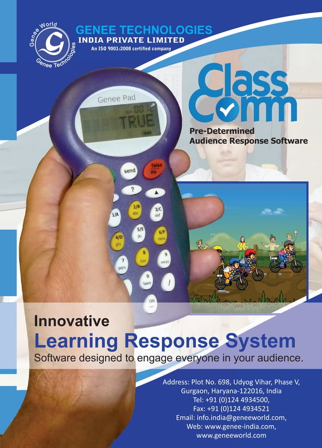 Genee Audience Response System | PDF | Computer Software and Applications | Computing