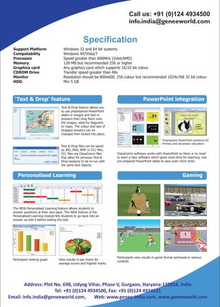 Genee Audience Response System | PDF | Computer Software and Applications | Computing