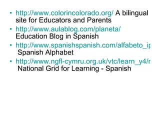 Interactive Websites For The World Language Teacher | PPT