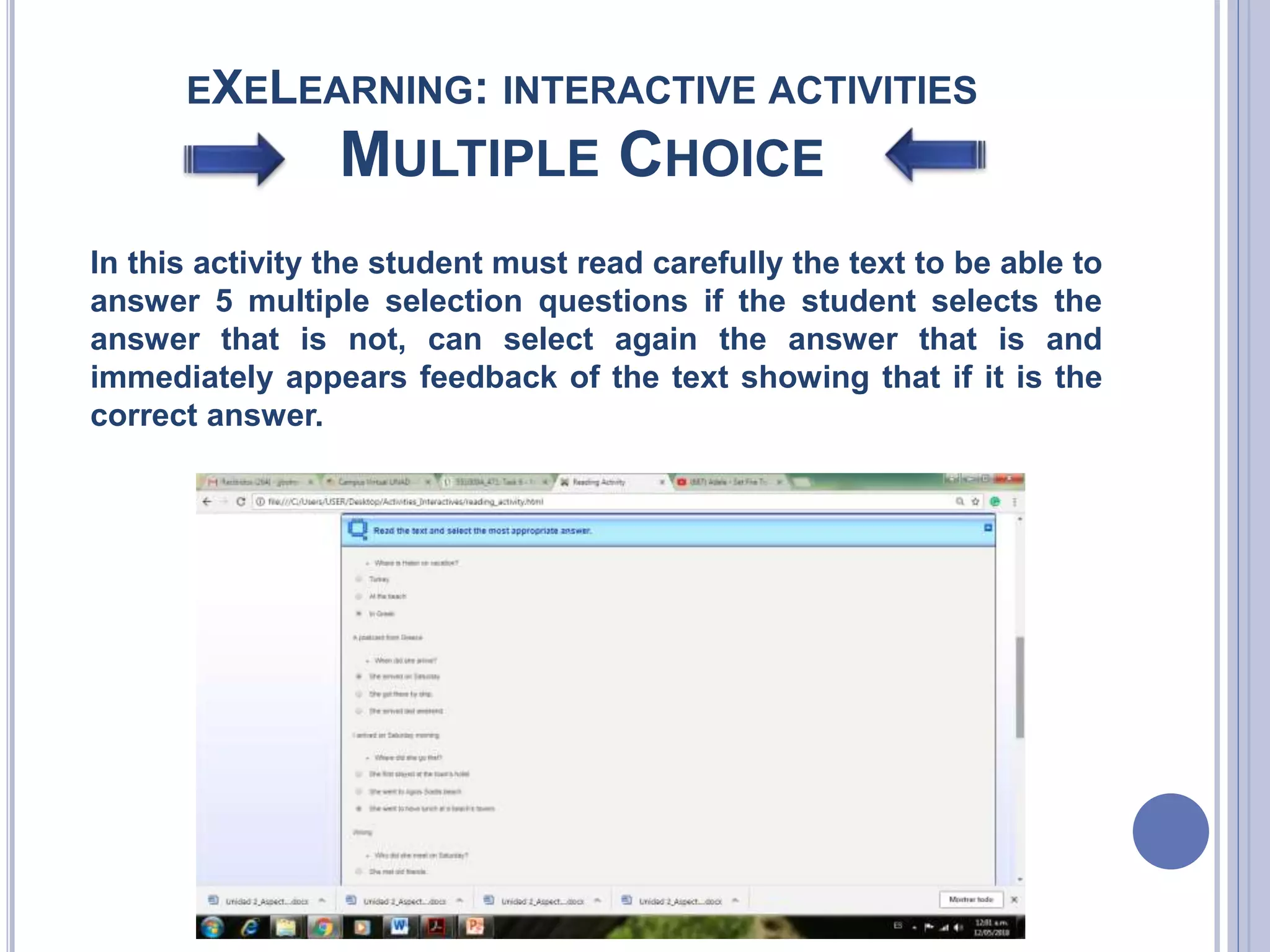 Interactive activities | PPTX