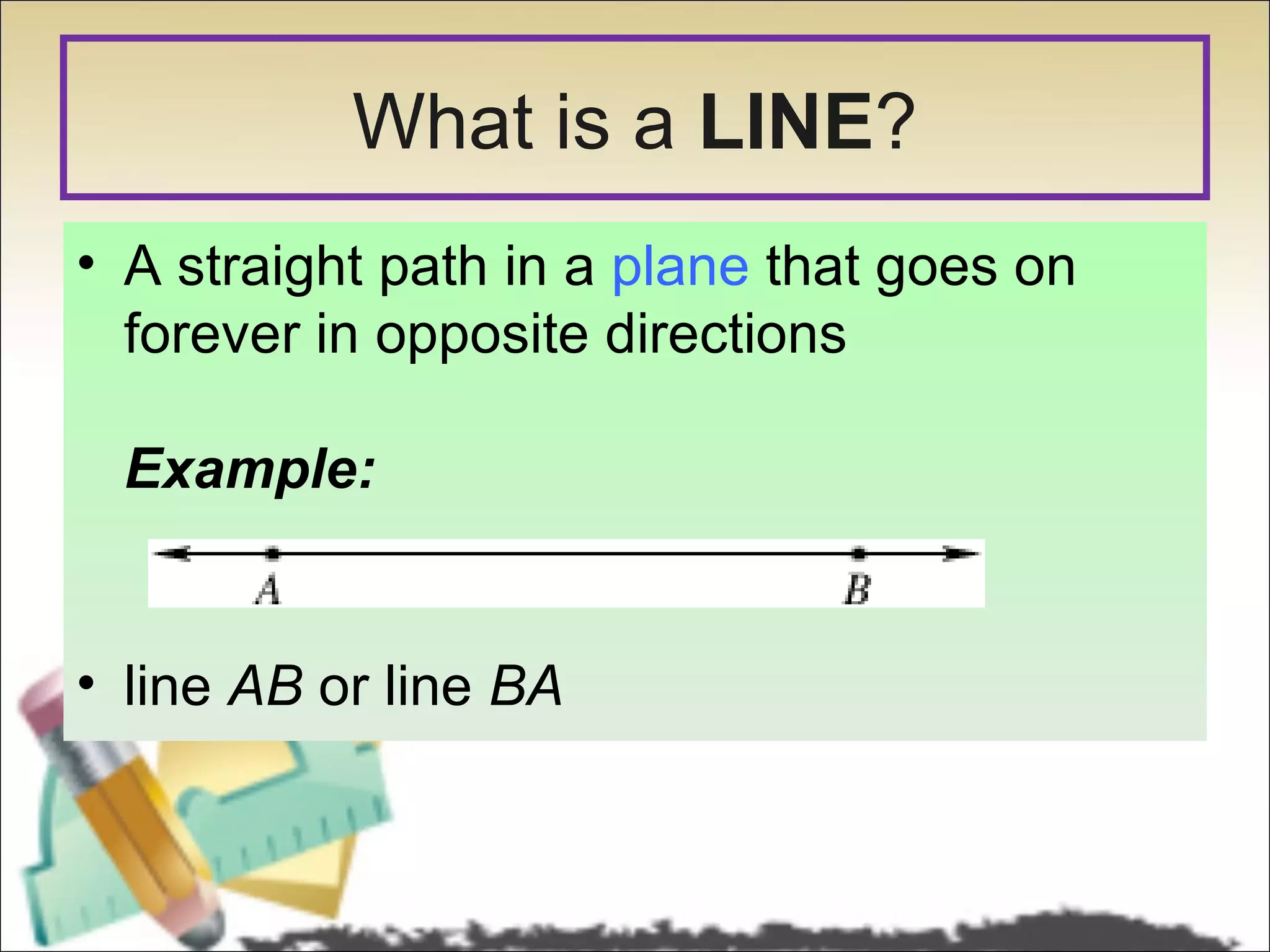 Interactive activity for lines and angle | PPT