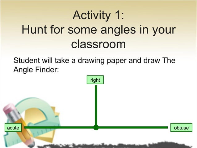Interactive activity for lines and angle | PPT | Geography | Science