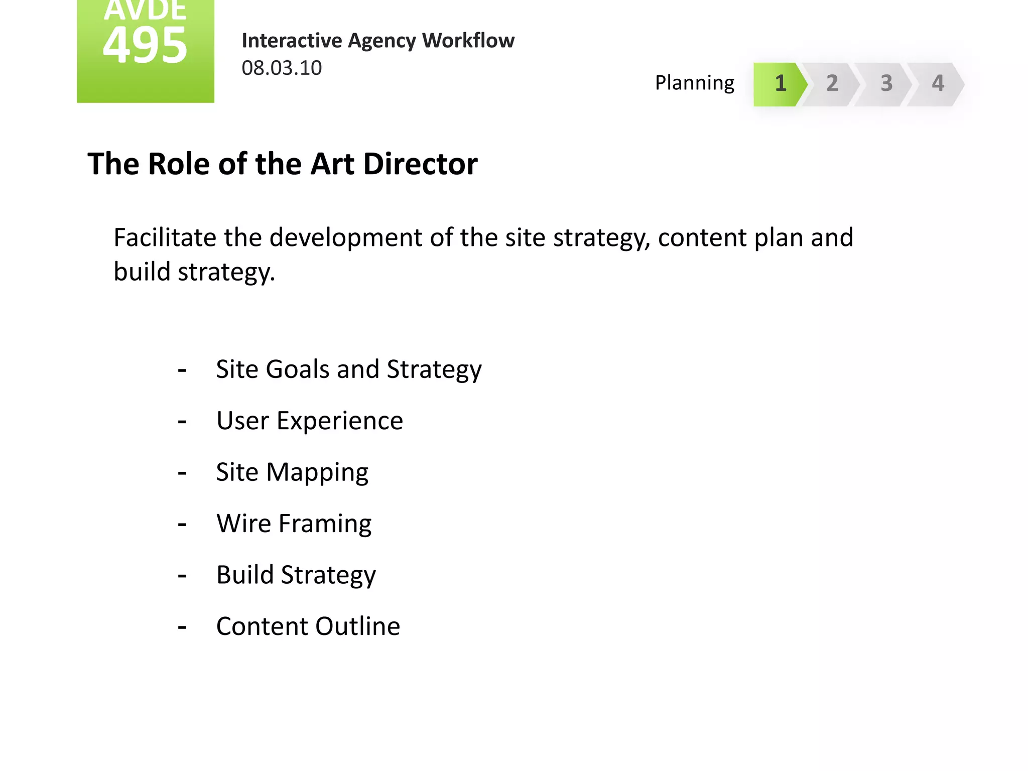 Interactive agencyworkflow | PPT
