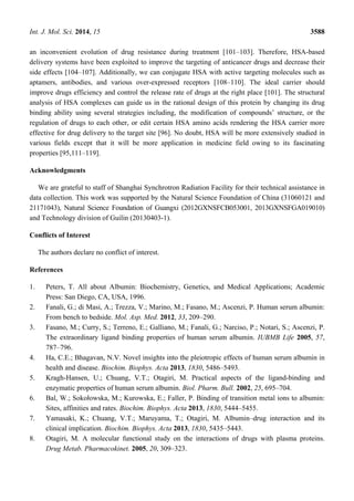 Interactive association of drugs binding to human | PDF