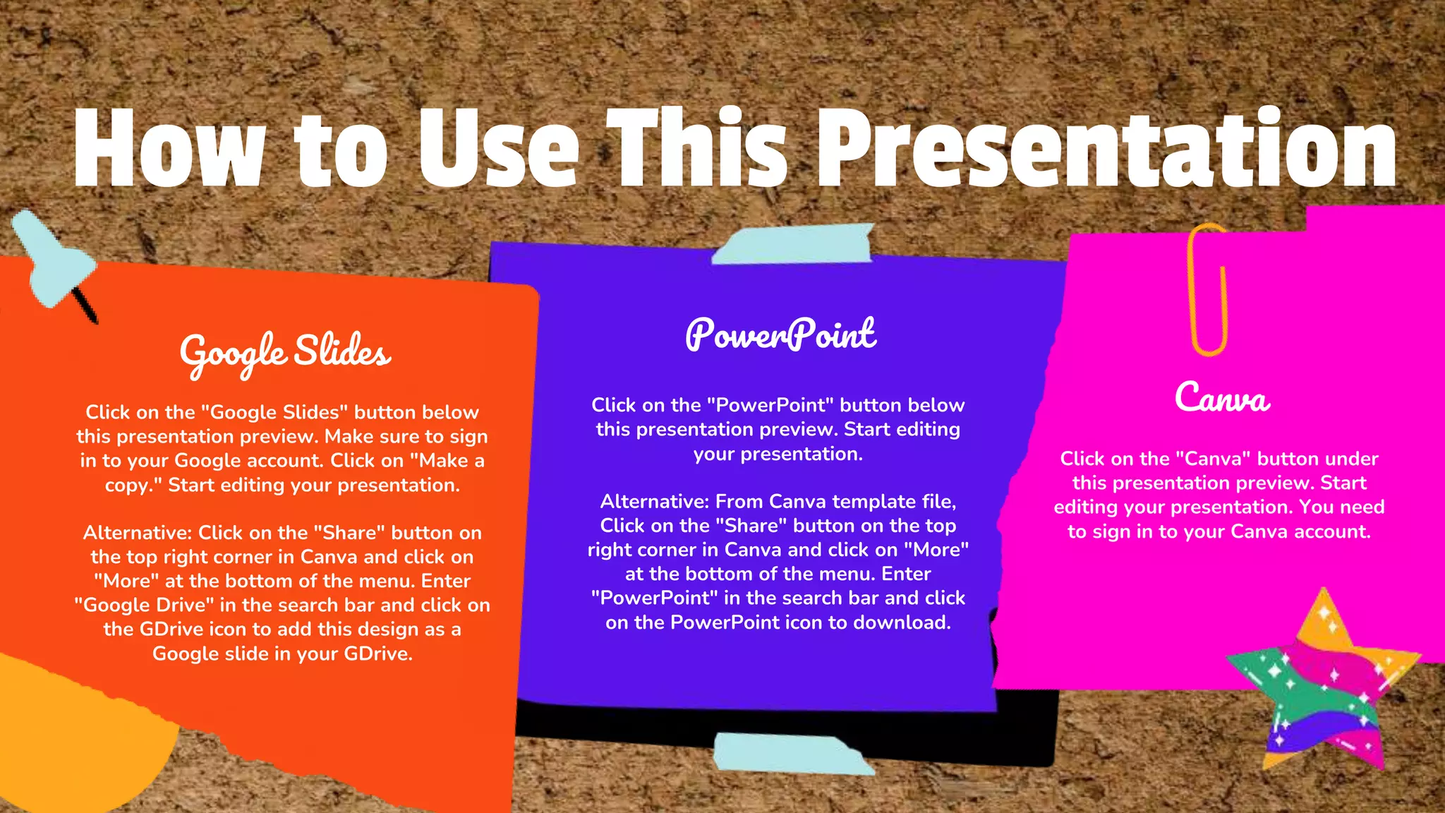 Interactive Bulletin Board Orange And Purple Cute Illustrative Presentation.pptx