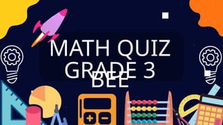 Interactive Colorful Mathematics Quiz Power Point Presentation Template ...