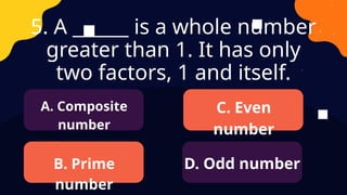 Interactive Colorful Mathematics Quiz Power Point Presentation Template ...