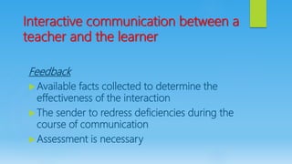 Interactive communication | PPTX