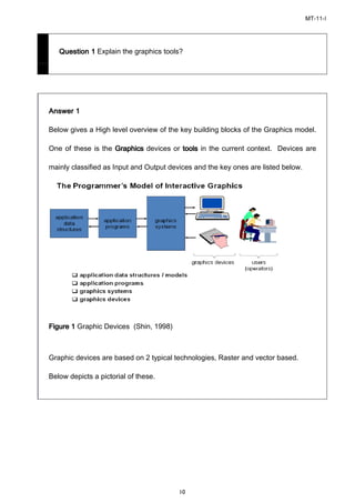 M.Tech : Interactive Computer Graphics Assignment I | PDF